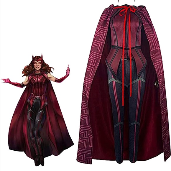 bulex | Other | Wanda Maximoff Costume Cosplay Vision Cloak Pants Dress ...